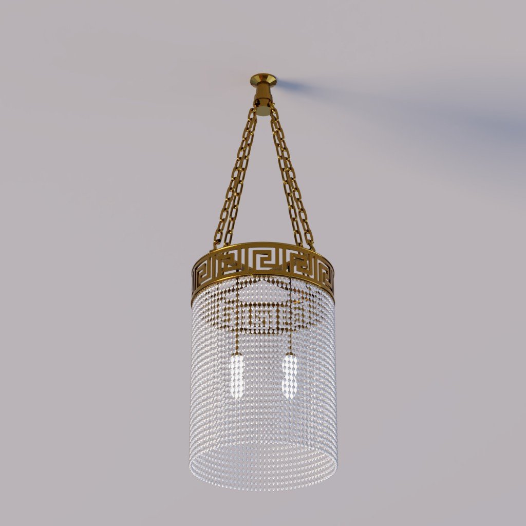 ceiling_lamp_with_greek_meander | Ceiling Lights models | BlenderKit