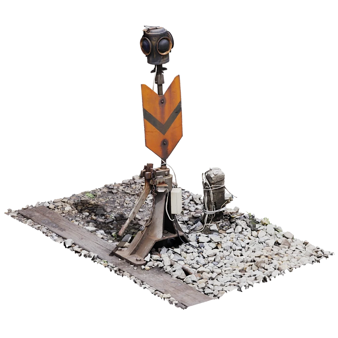 Scan Train Warning Lights | FREE Urban Environment models | BlenderKit