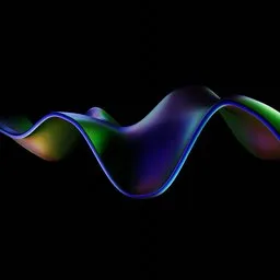 Wavy Displacement Shape Loop | FREE templates scenes | BlenderKit