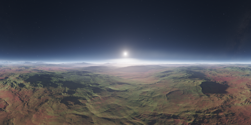 Sci-fi Alien Landscape Terrain | Futuristic Environments HDRis | BlenderKit