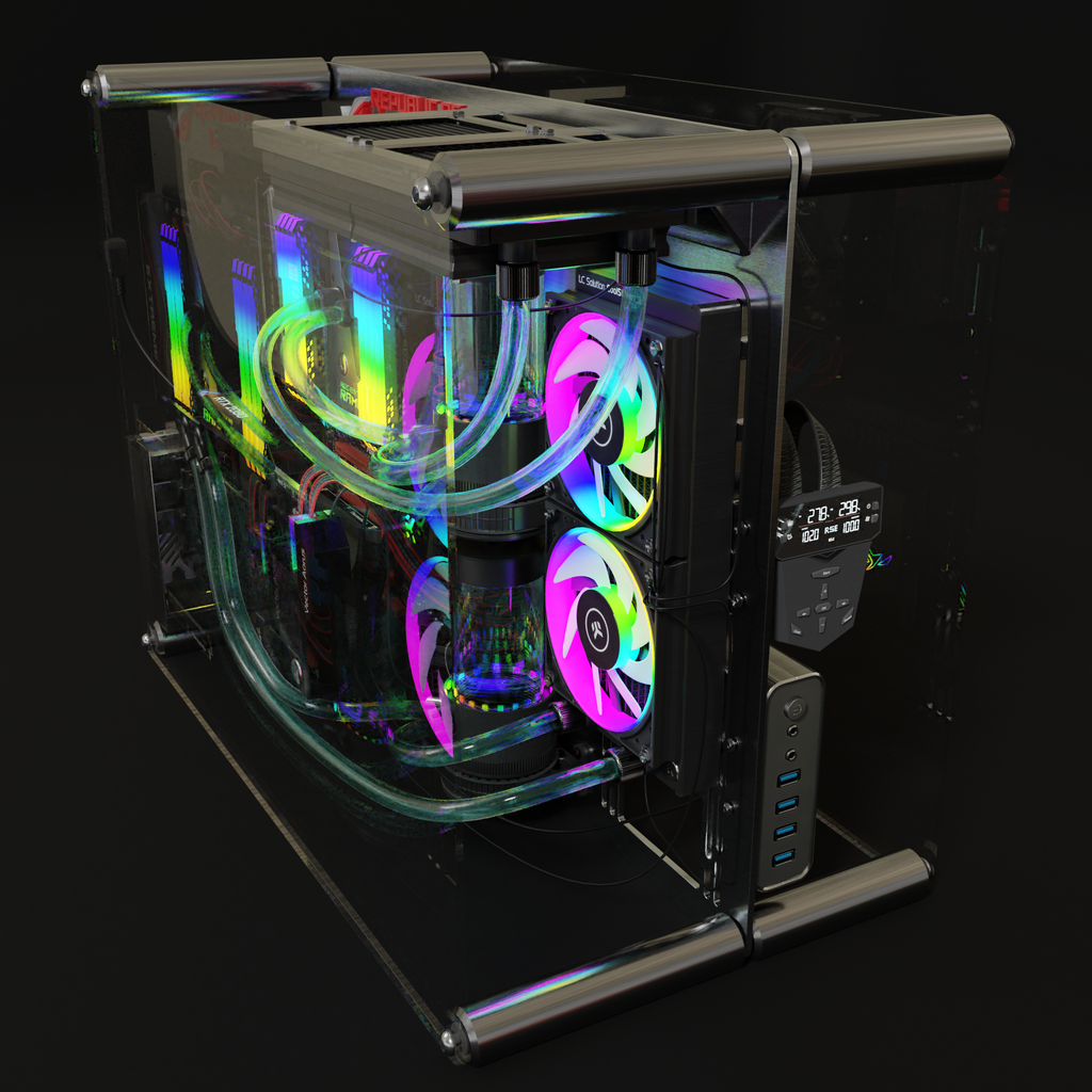 Old computer 02 | FREE Desktops models | BlenderKit