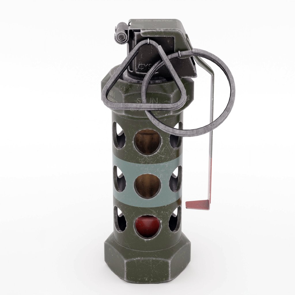 Flashbang | FREE Modern Weapons models | BlenderKit