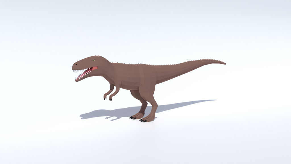 Low Poly Torvosaurus Dinosaur | Dinosaurs models | BlenderKit