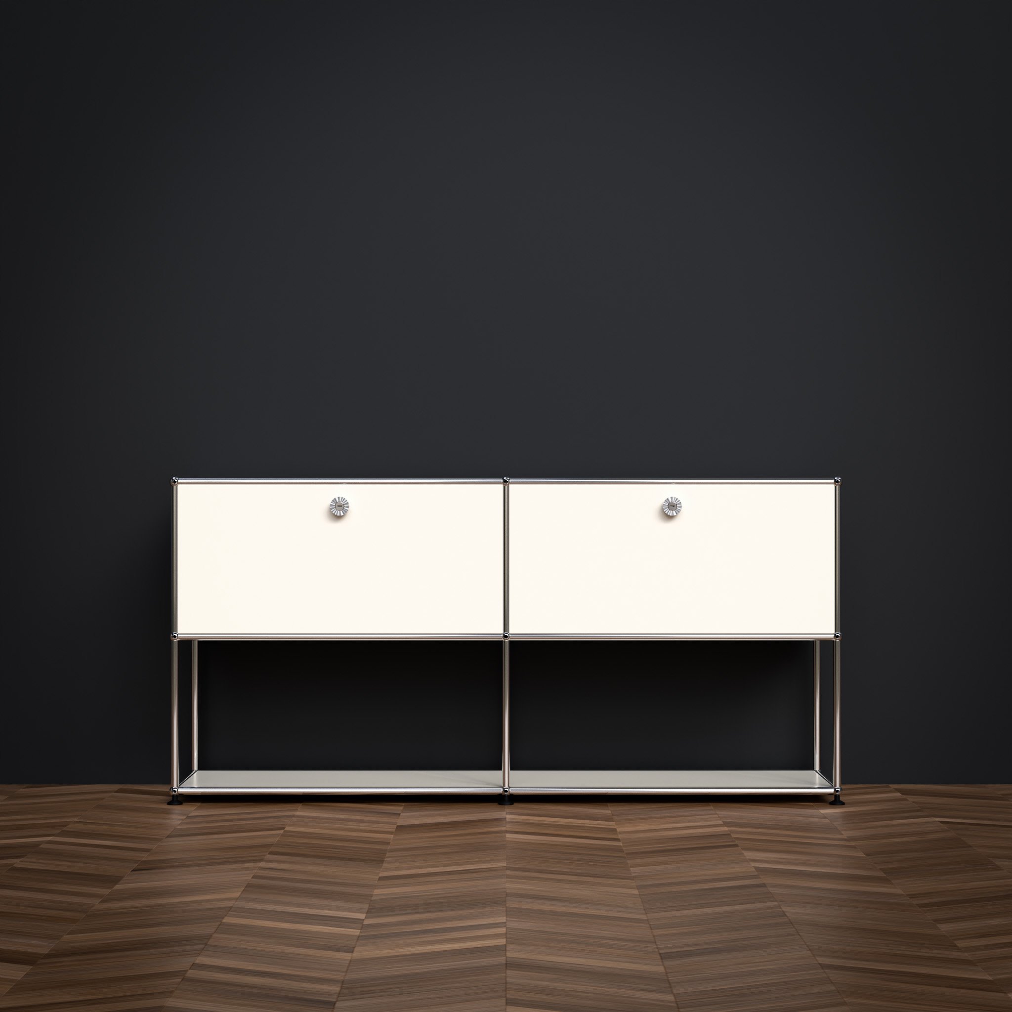 USM Haller Sideboard - 2x2 - Open Base | Sideboard & Drawers models | BlenderKit