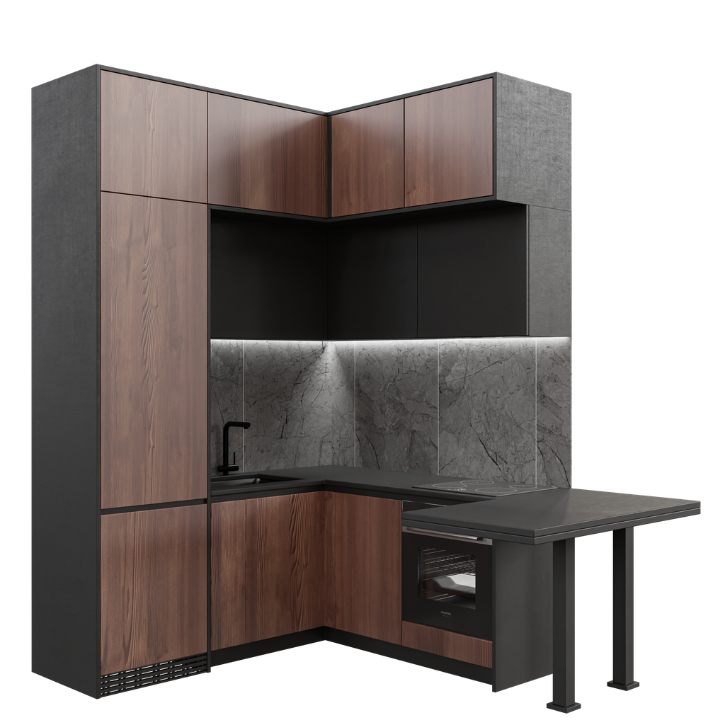 Kitchen modern27 | Kitchen Sets models | BlenderKit