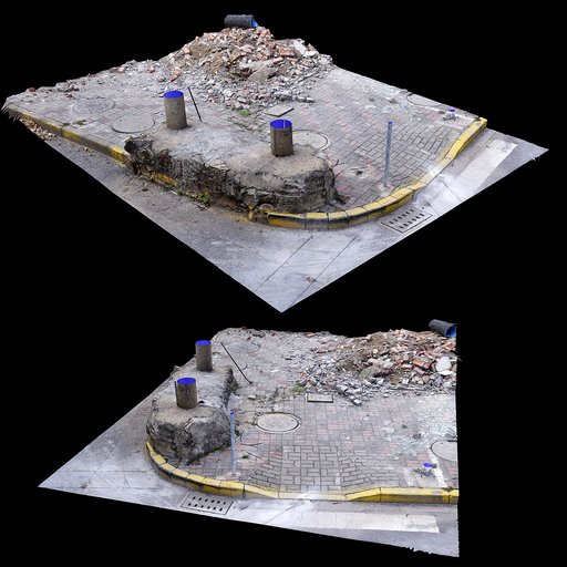 Scan street road | Urban Environment models | BlenderKit