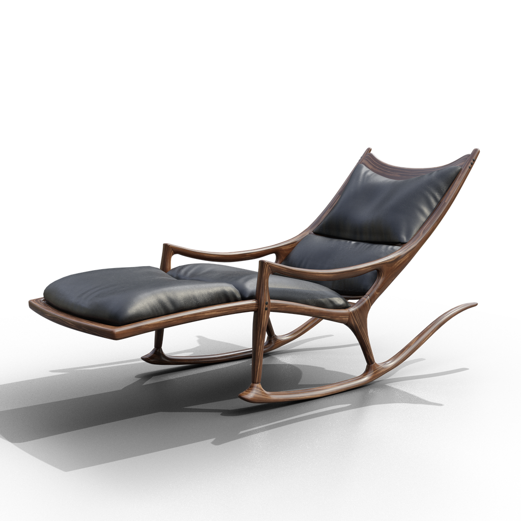Rocking Chaise Lounge | Armchairs models | BlenderKit