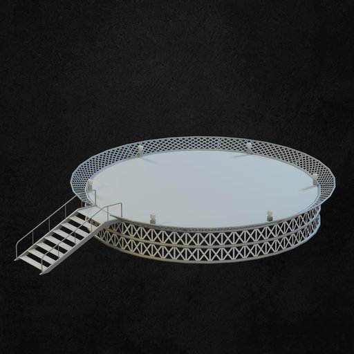 Helipad | Architectural Structures models | BlenderKit