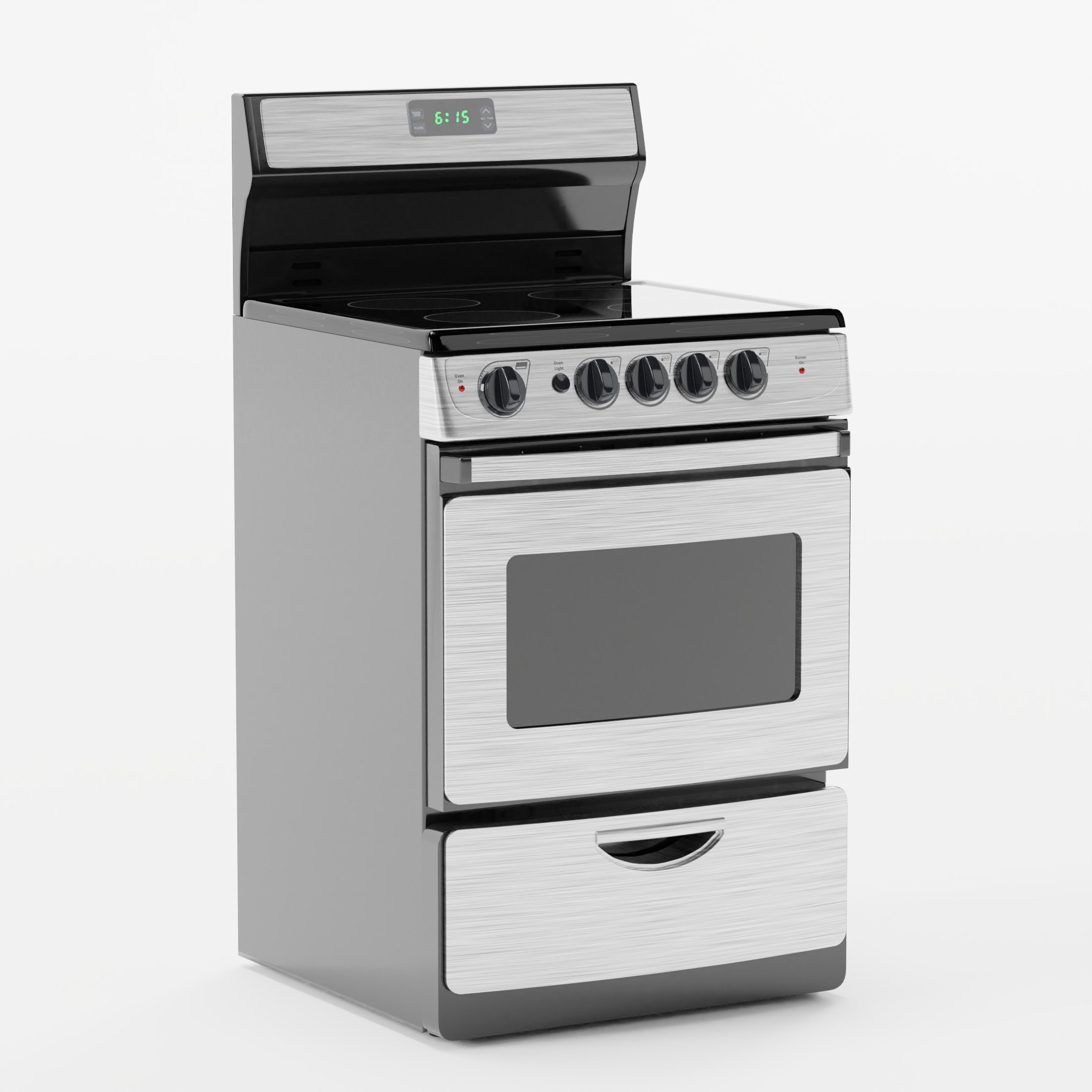 Eletric stove 01 | 3D Kitchen Appliance models | BlenderKit