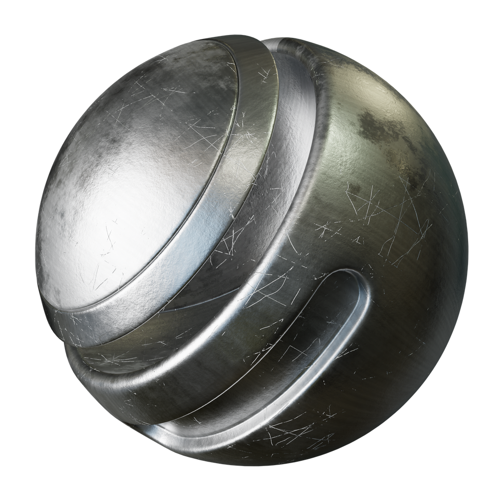 Realistic Procedural Scrathed Metal Free Metal Materials Blenderkit