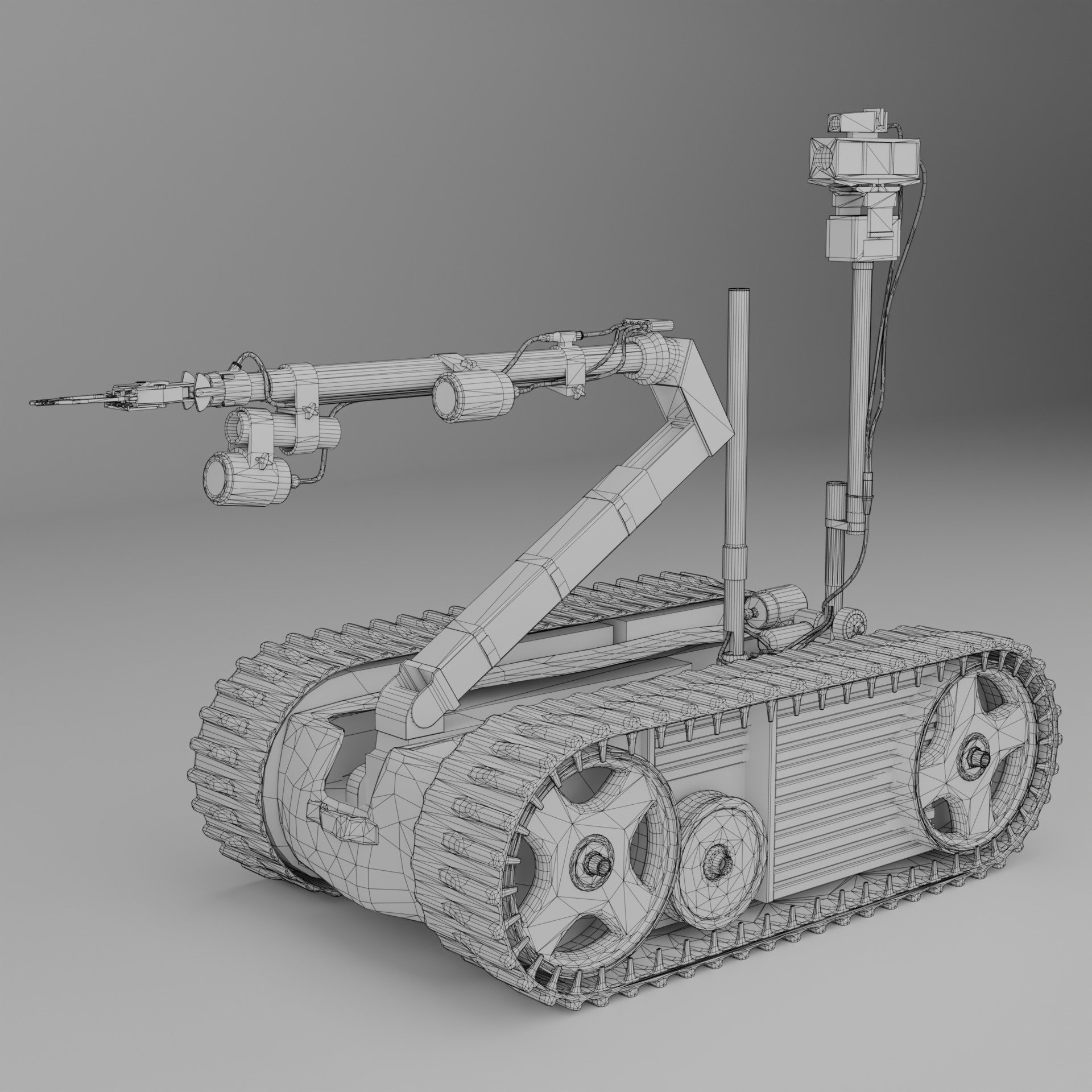 Bomb Defusing Robot Drone | Military models | BlenderKit