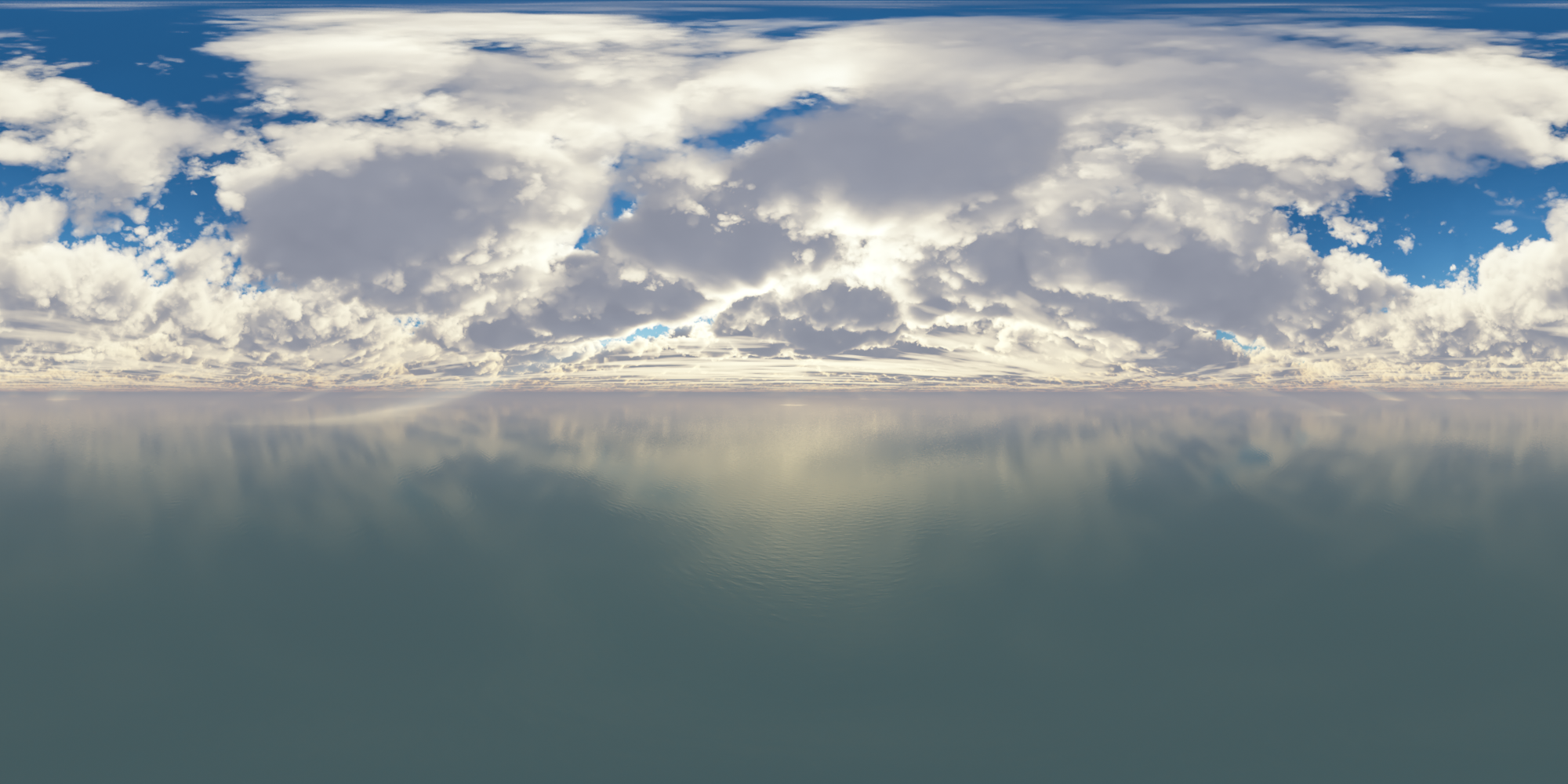 Cloudy Day over Ocean | Nature HDRis | BlenderKit