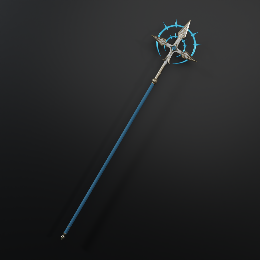 Magical staff | Historical Weapons models | BlenderKit