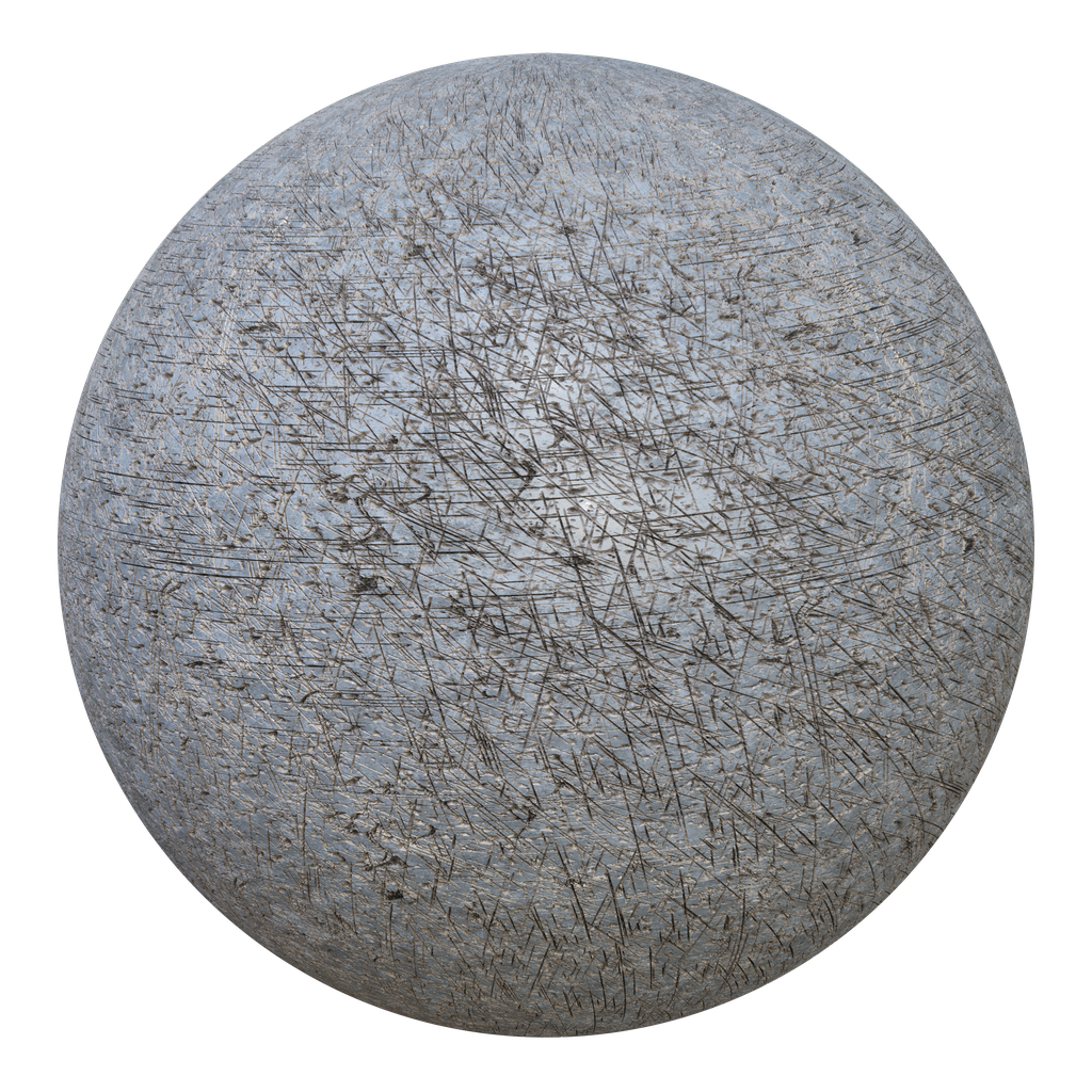 Deeply Scratched Steel Base | FREE metal materials | BlenderKit