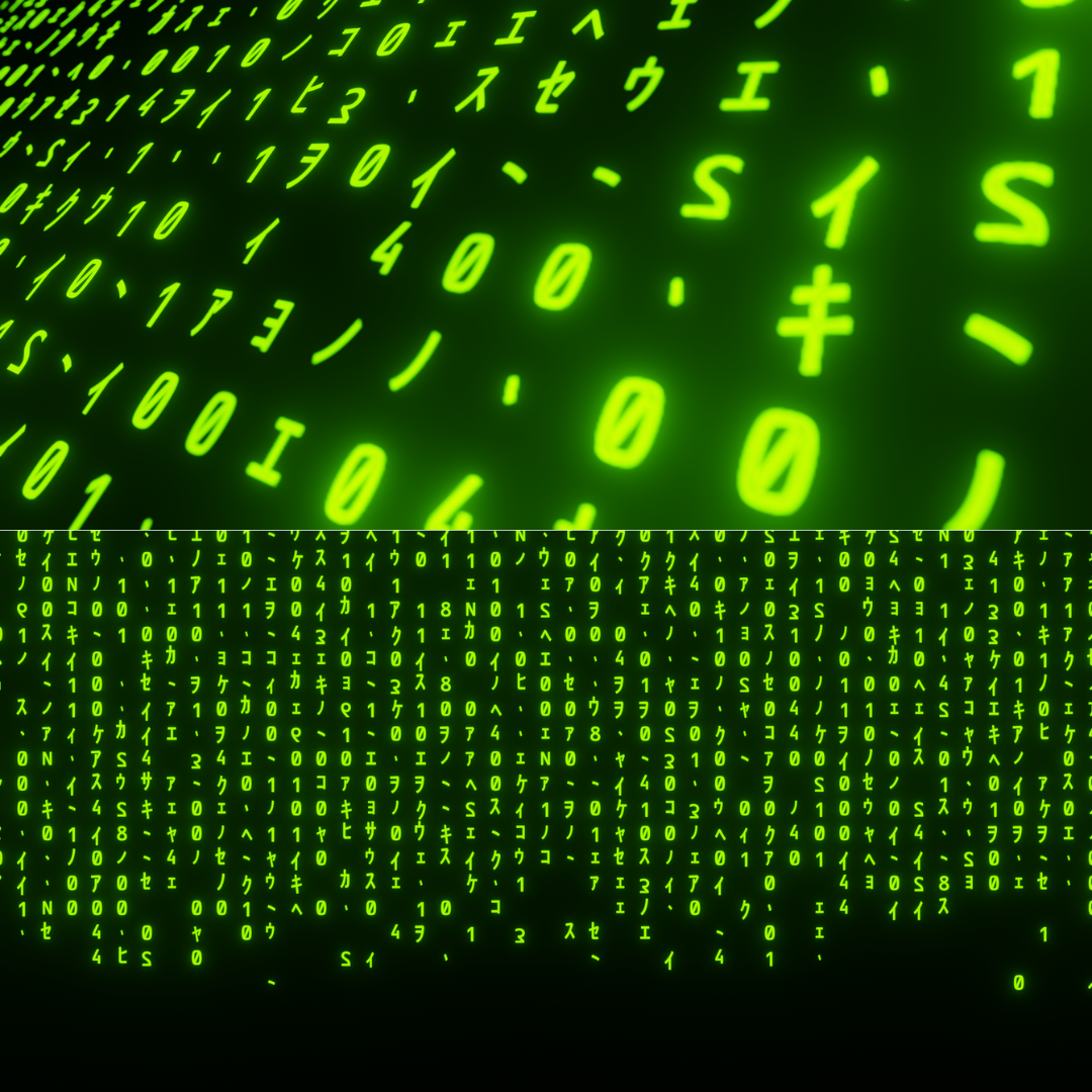 Digital Rain Matrix Code Animation | FREE Abstract scenes | BlenderKit