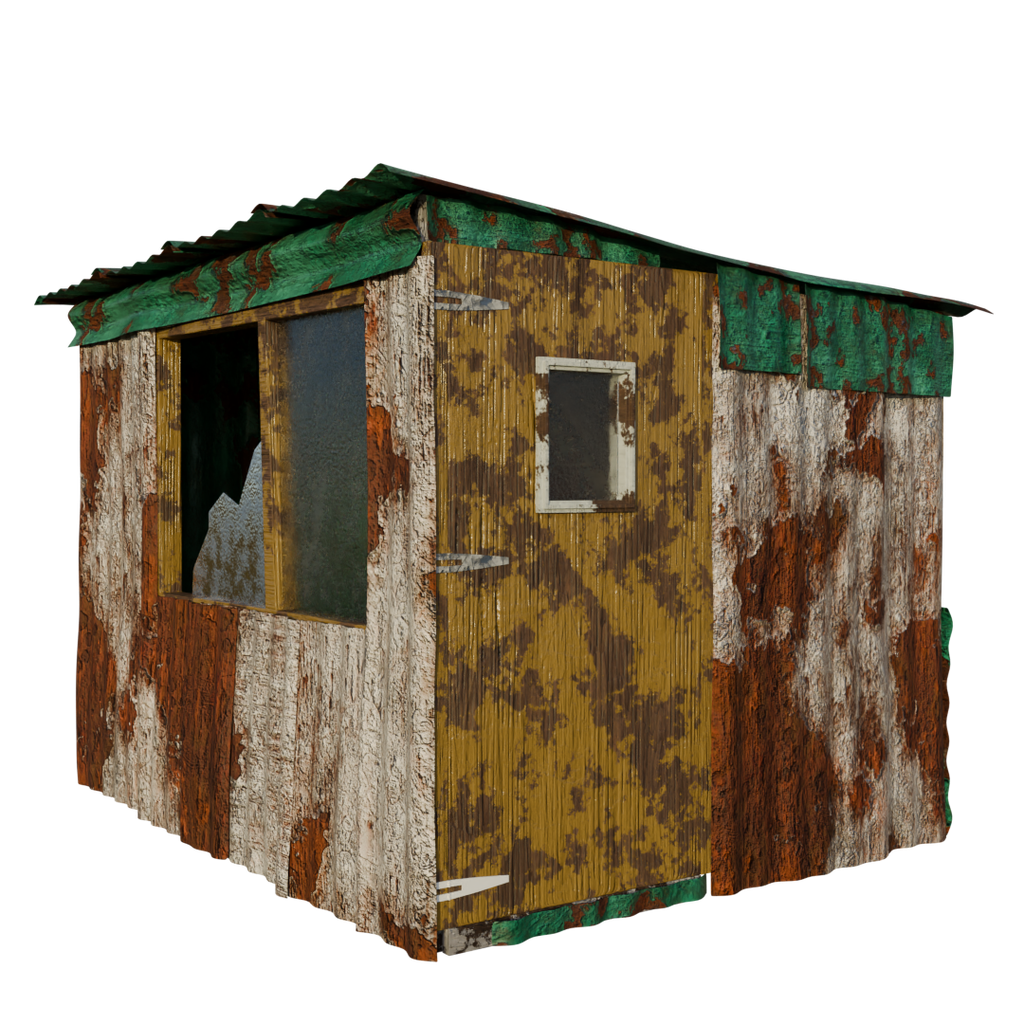 Shack 2 | FREE Architectural Structures models | BlenderKit