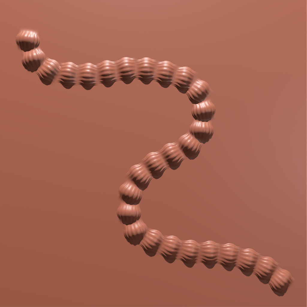 String bead brush | geometric brushes | BlenderKit