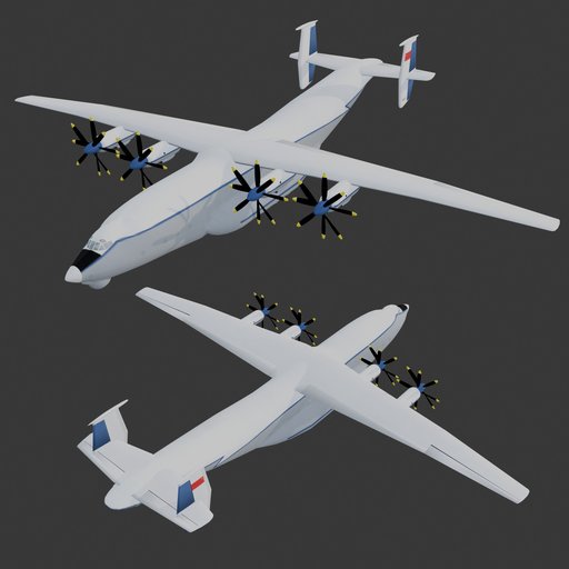 Ansaldo Italian Biplane | Airplane models | BlenderKit