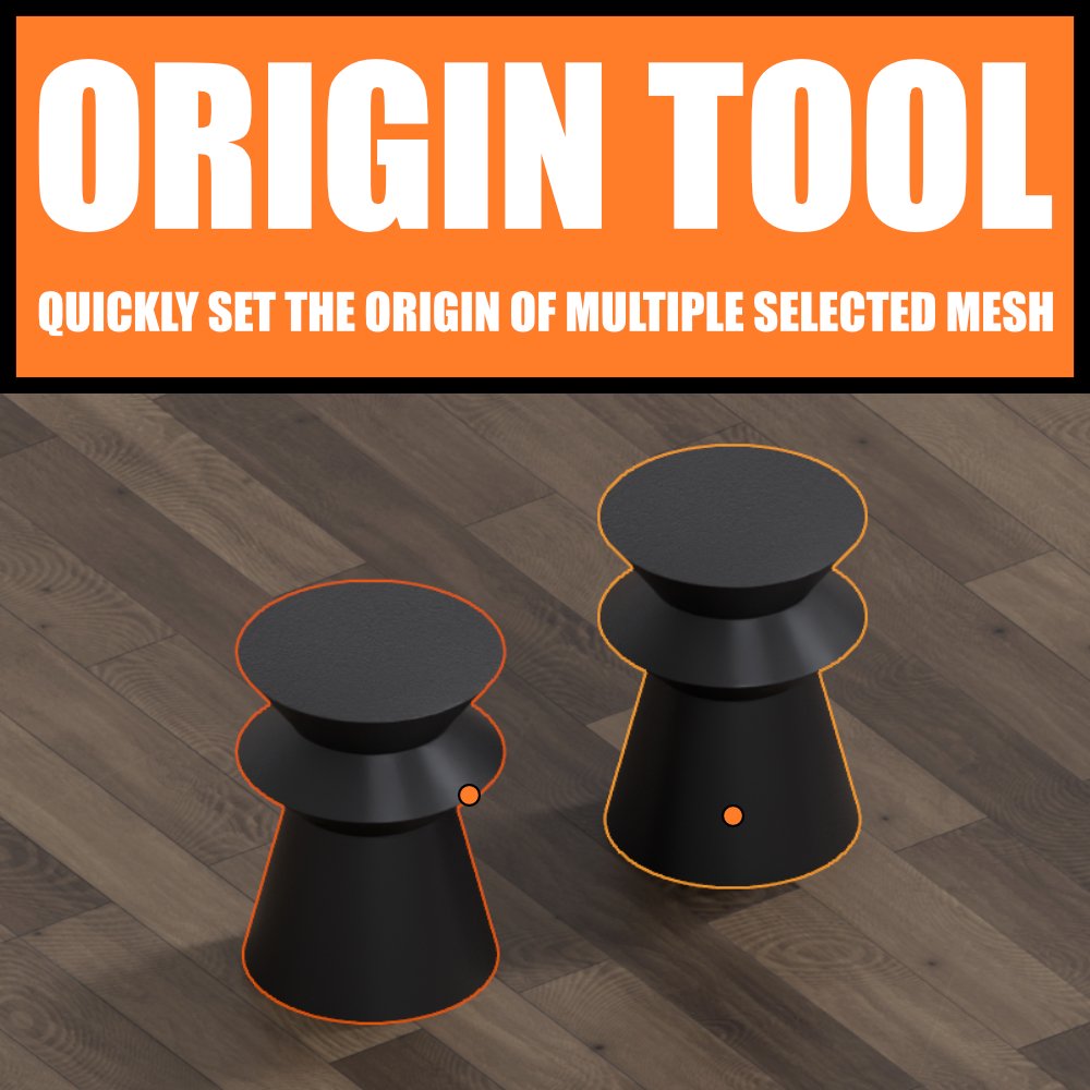 Origin tool | BlenderKit
