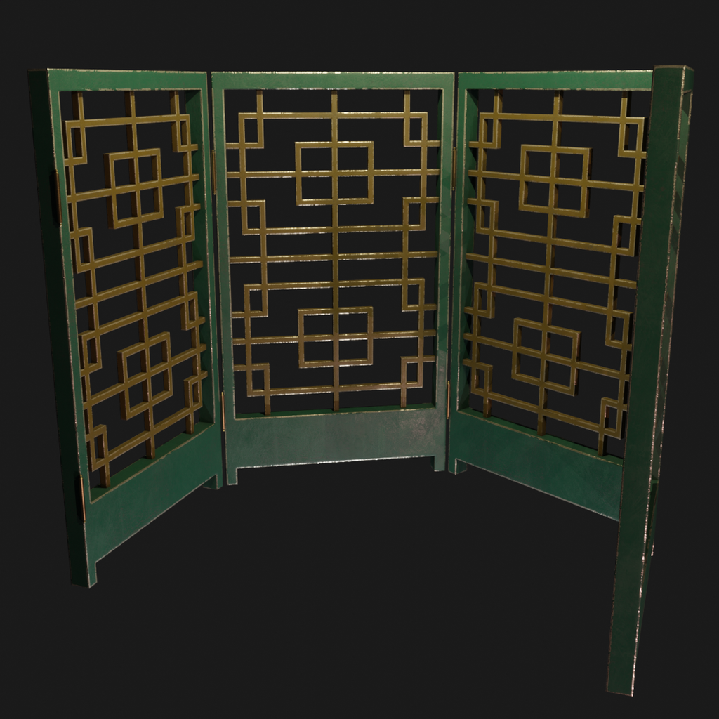 Japanese partition | Architecture models | BlenderKit