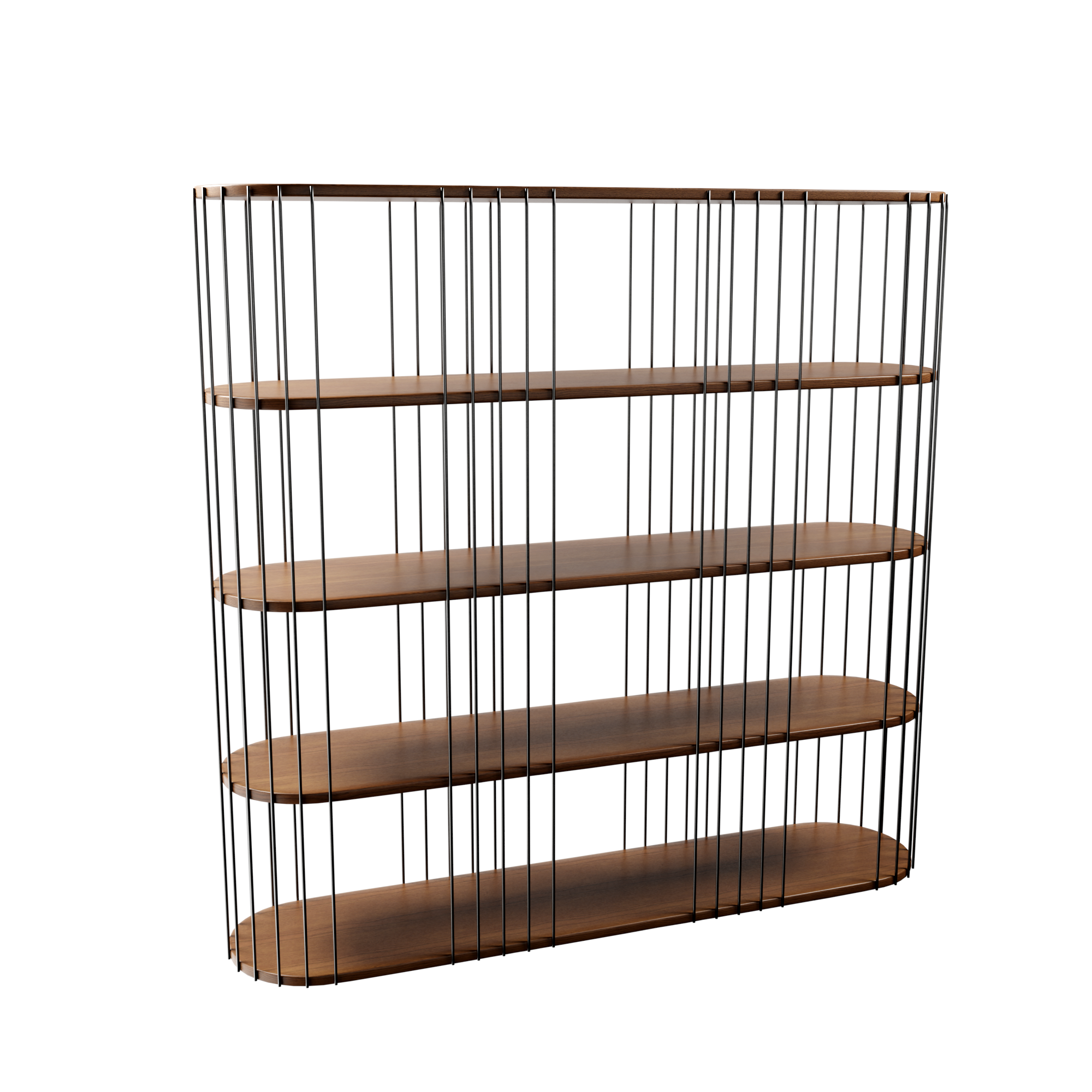 Arpa Open double-sided bookcase | FREE Interior Design models | BlenderKit