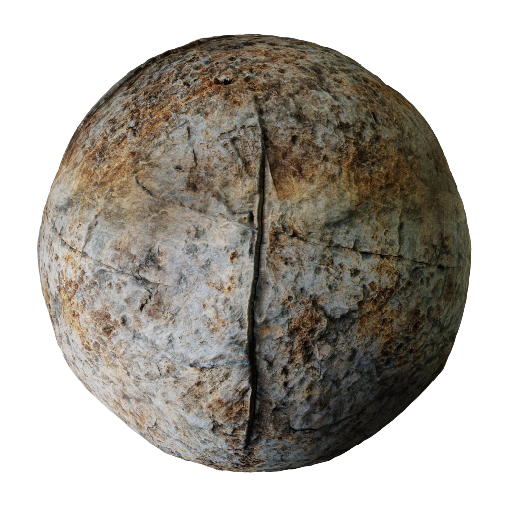 Rugged Rock Crack Surface | FREE rock materials | BlenderKit
