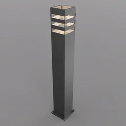 Garden Light Tall | 3D Outdoor Light models | BlenderKit