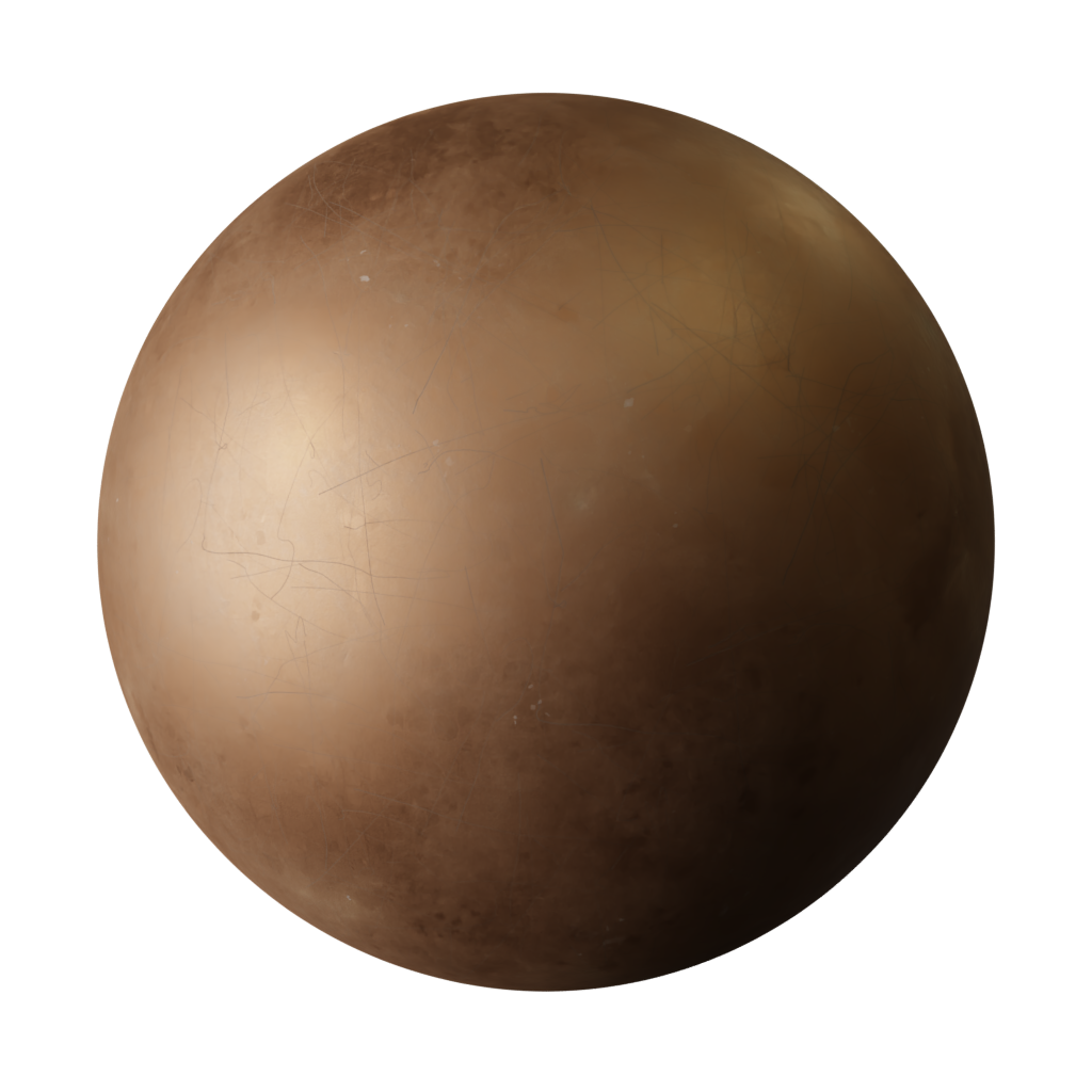 Battered Copper | FREE metal materials | BlenderKit