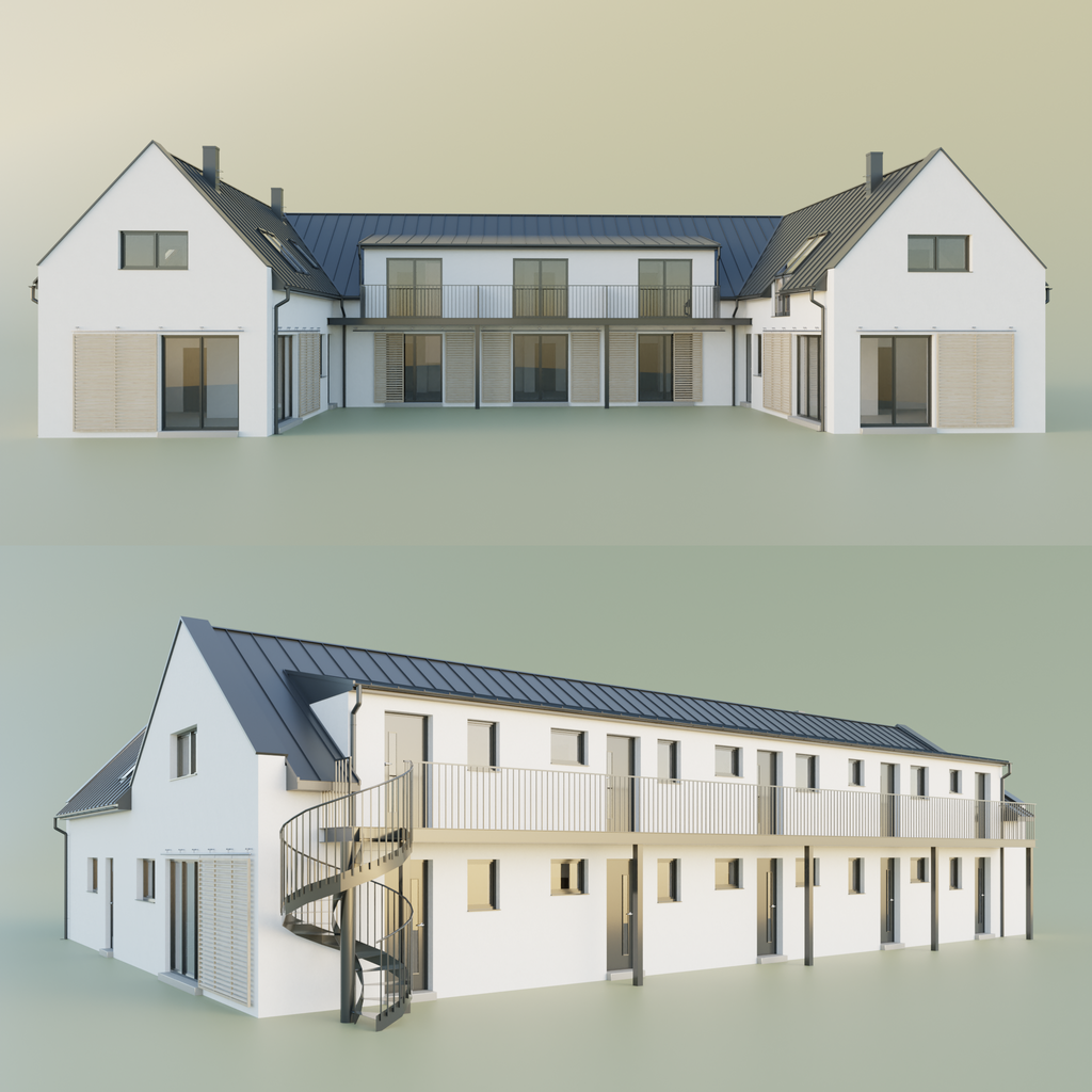Apartment building | FREE Private Buildings models | BlenderKit