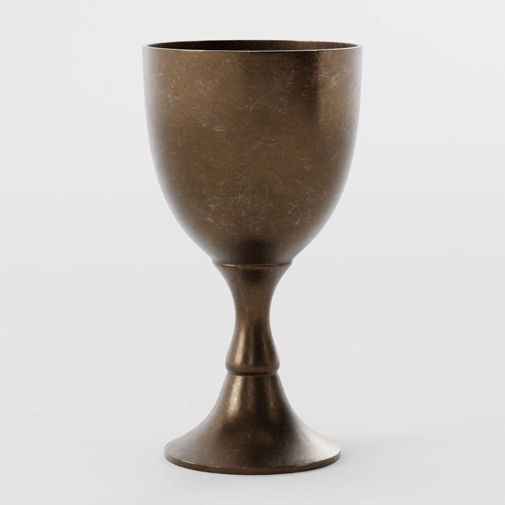 Goblet Bronze | Miscellaneous models | BlenderKit