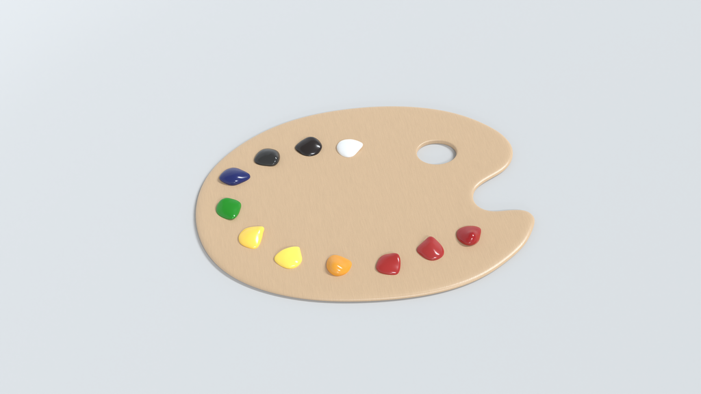 Wooden Color Palette | Miscellaneous models | BlenderKit