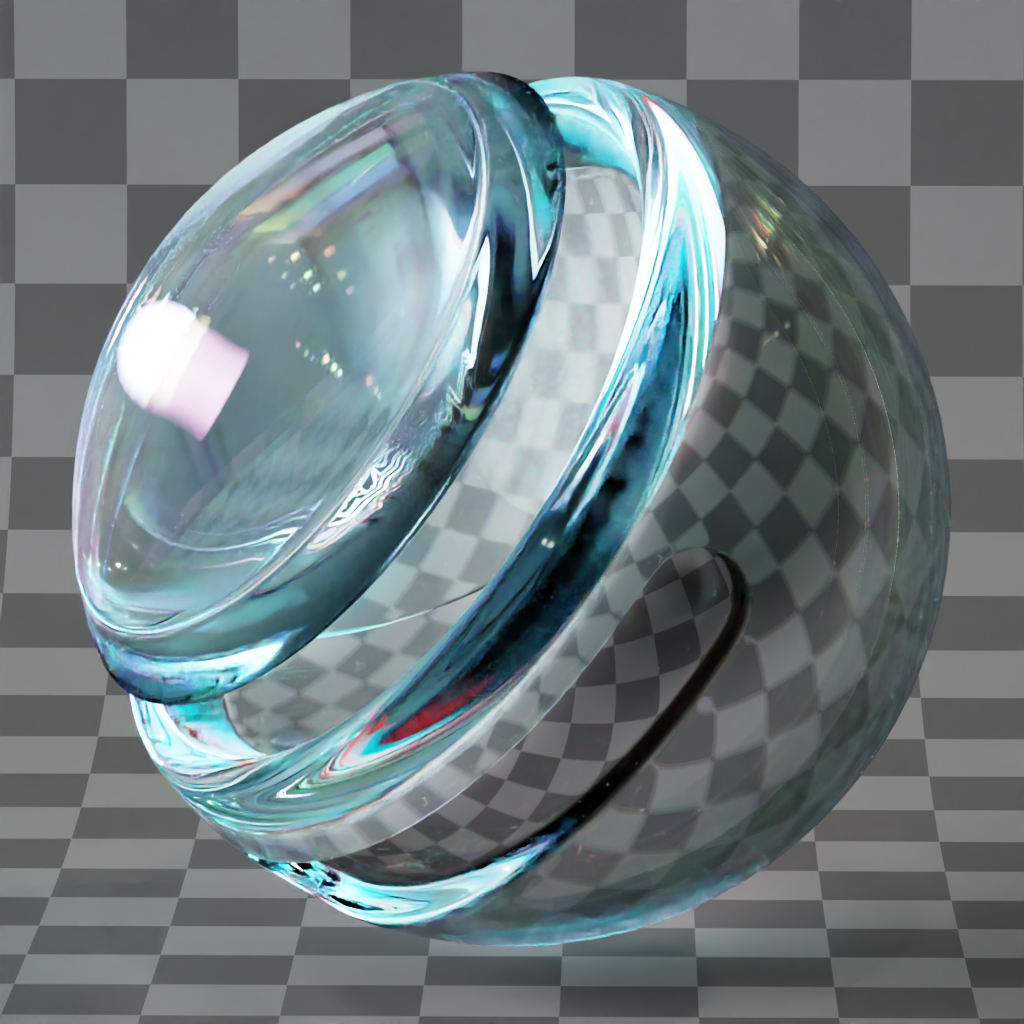 Glass dispersion shader | FREE glass materials | BlenderKit