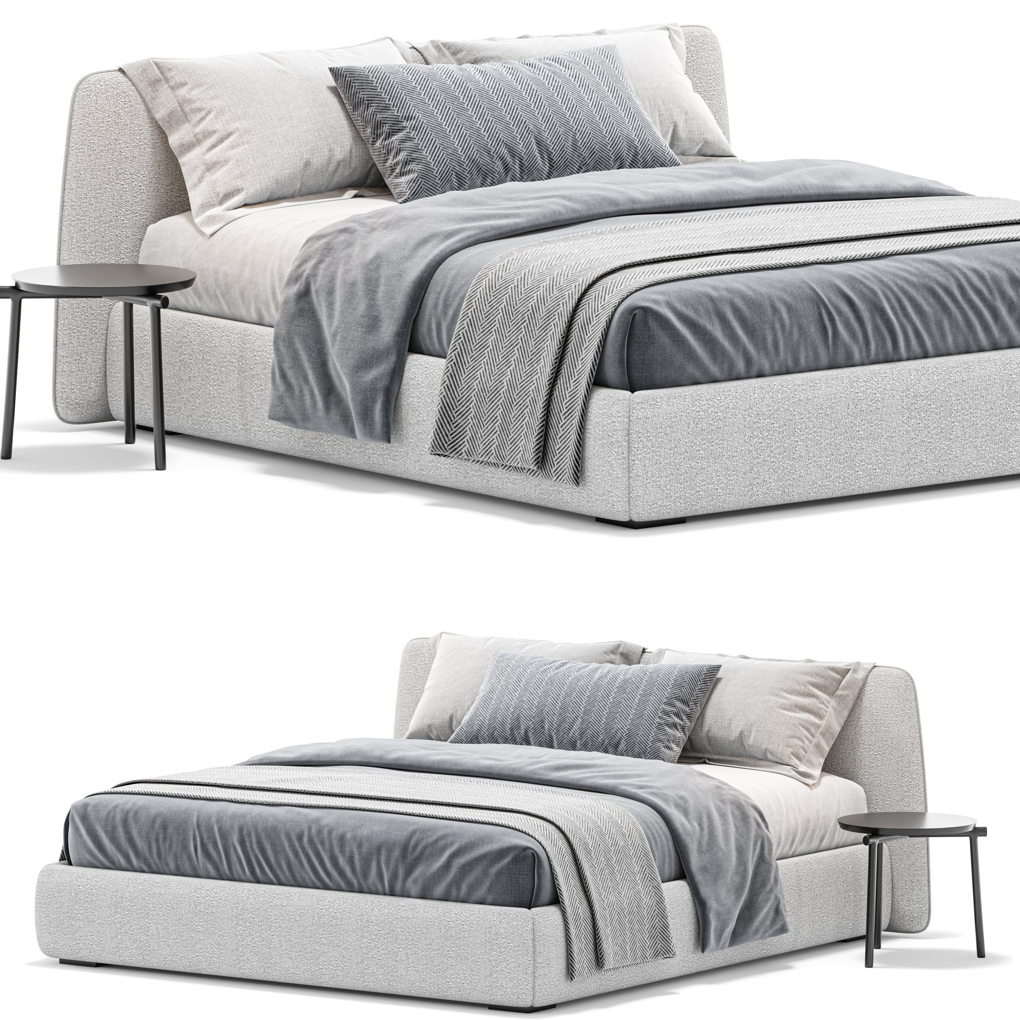 Bed Boca Slimbed | Beds models | BlenderKit