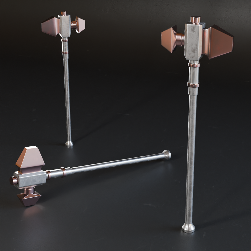 MK BaseMesh mace-26 | Historical Weapons models | BlenderKit