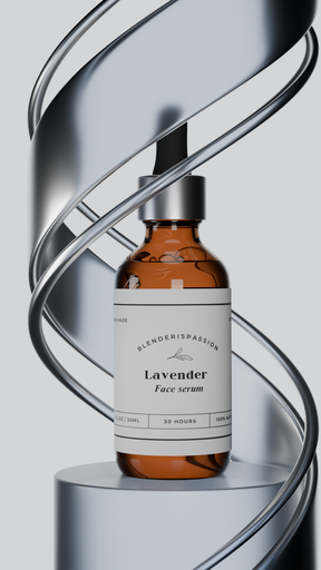 Minimal Cosmetic Bottle Product Scene | FREE Mockup scenes | Blendkit