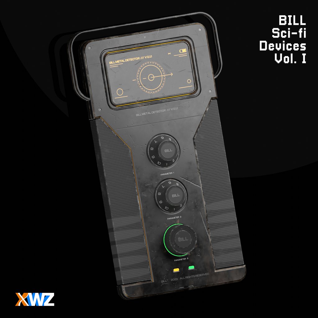 Sci-fi Device PBR | FREE Miscellaneous models | BlenderKit