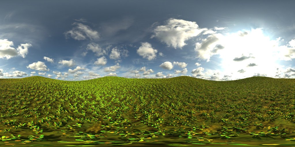 Sunny Green Hills | FREE Nature HDRis | BlenderKit