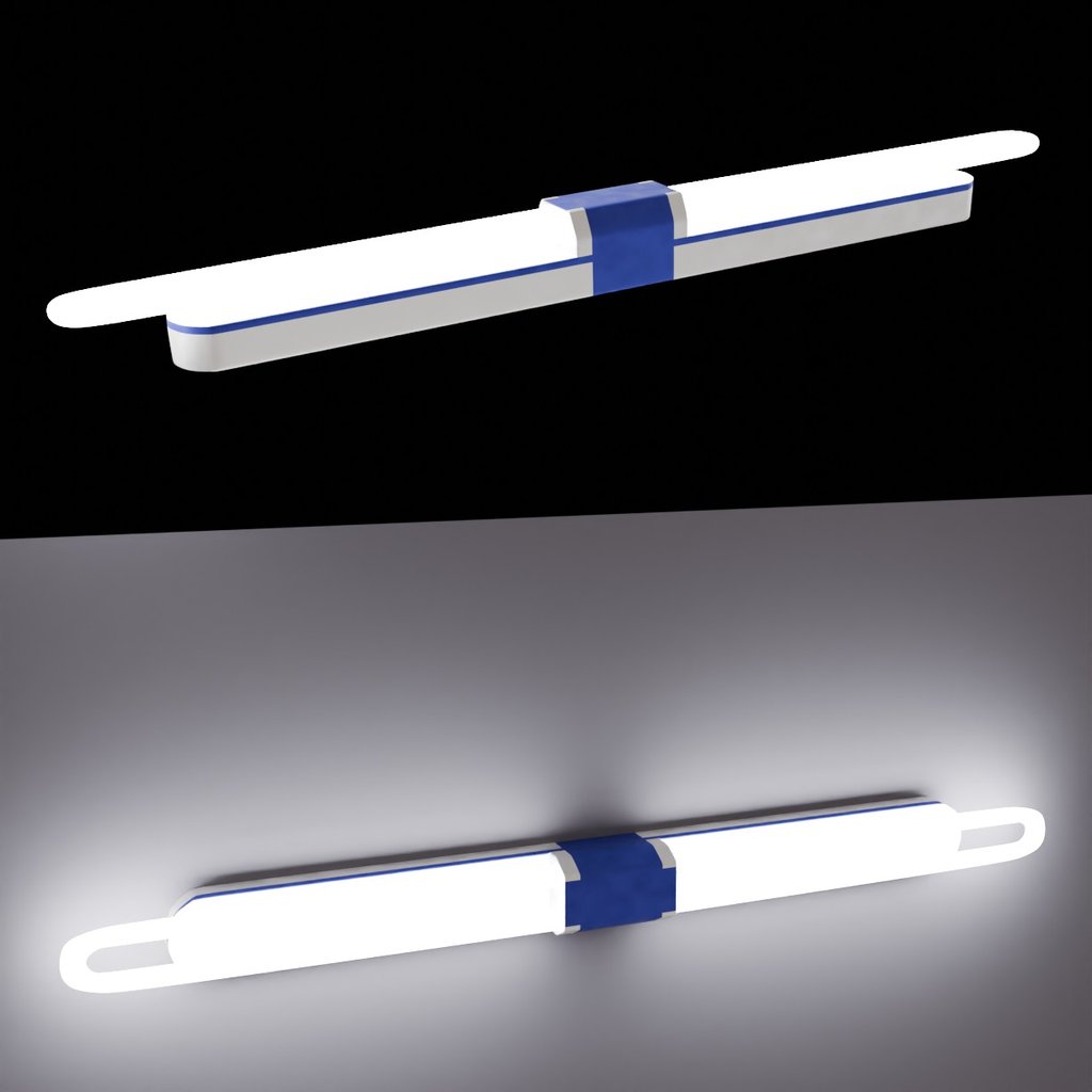 Wall tube lamp | Wall Light models | BlenderKit