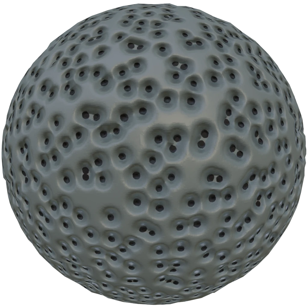 Punch Through Hole wall | FREE metal materials | BlenderKit