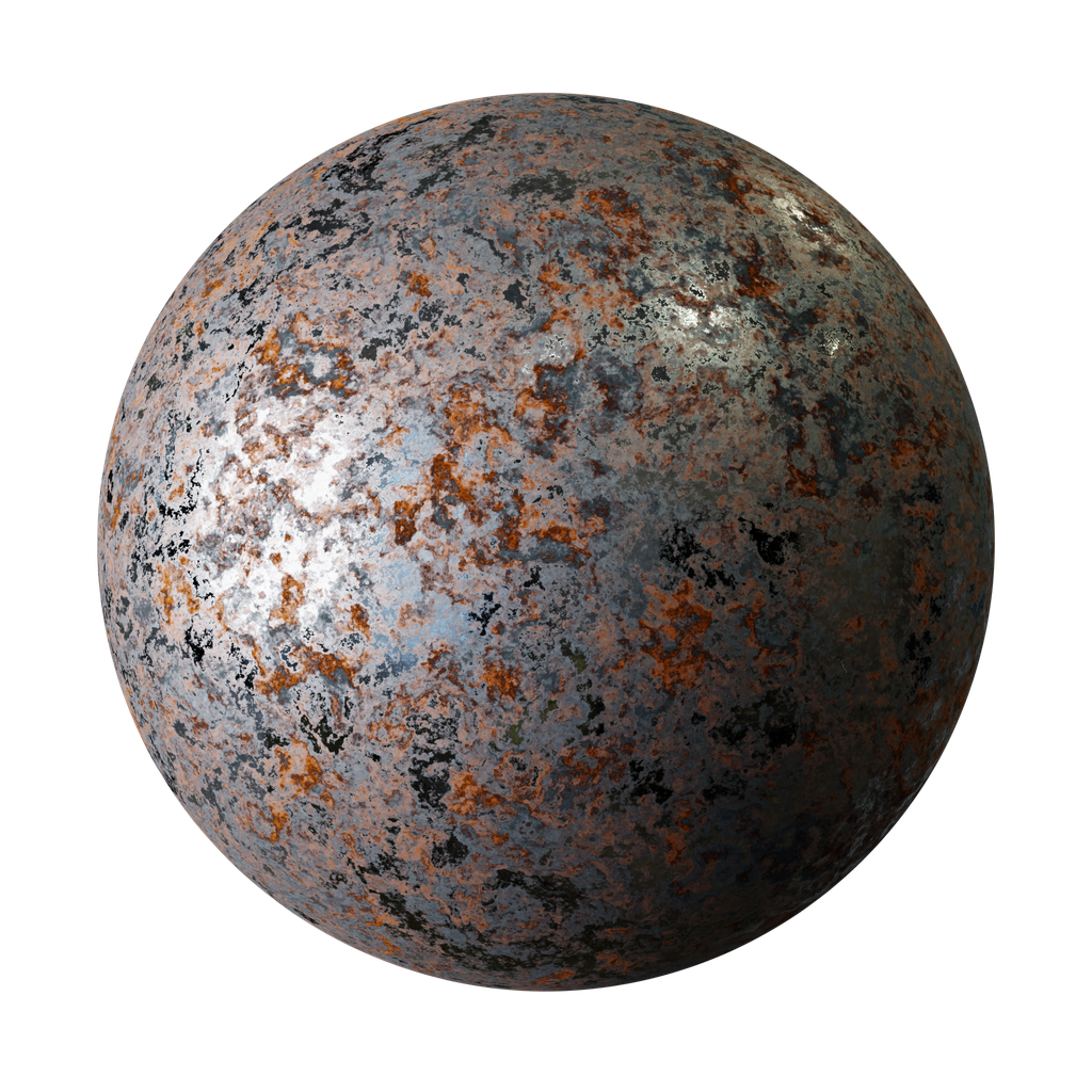 AR3DMat PBR Old Galvanized Steel | FREE metal materials | BlenderKit