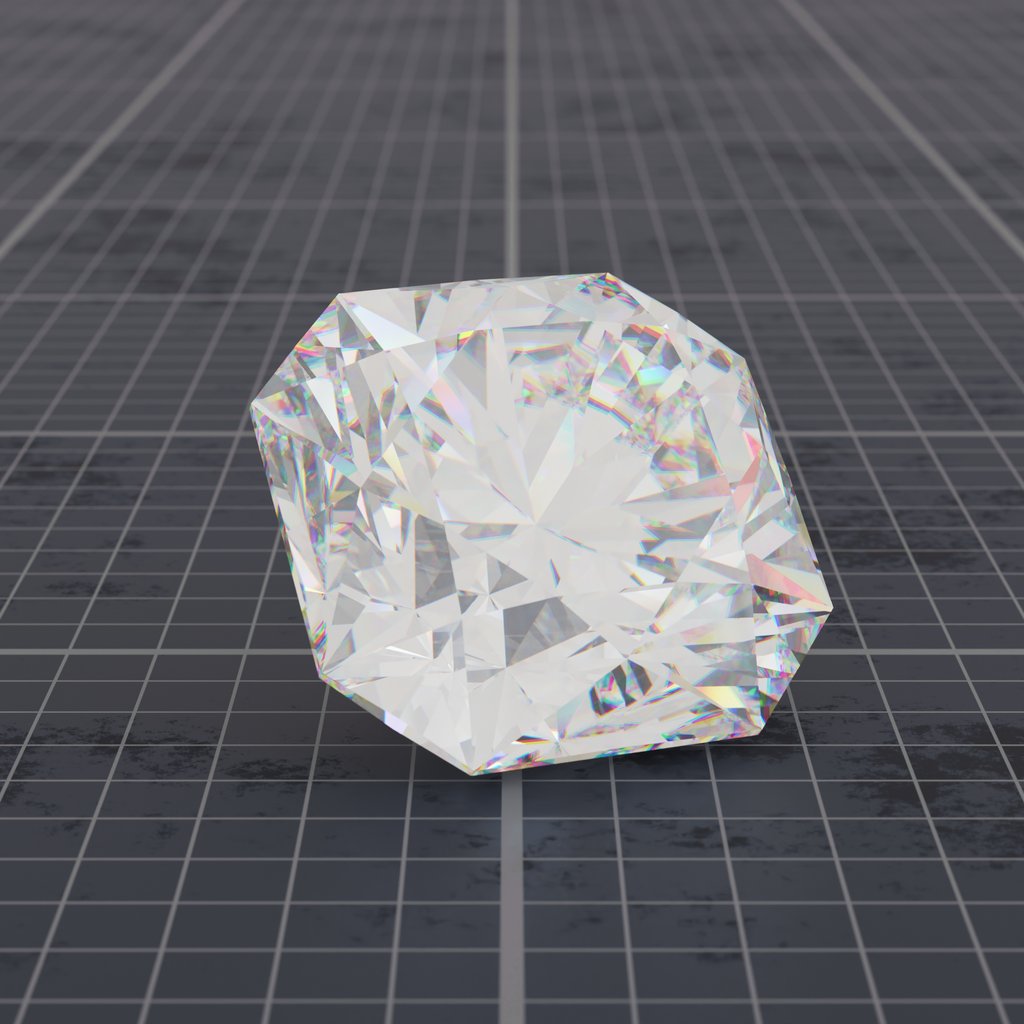 Flanders cut diamond | FREE Miscellaneous models | BlenderKit