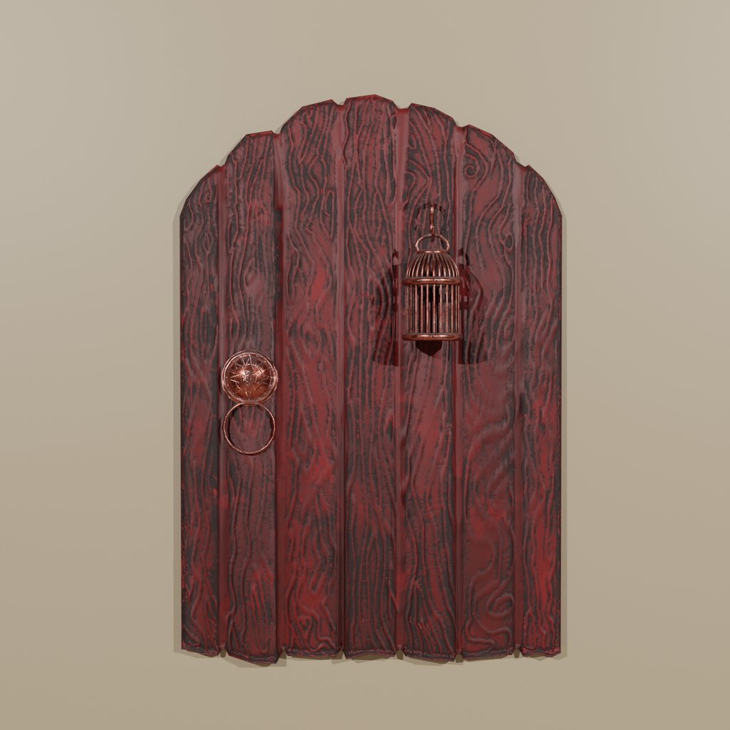 Hot door | Doors models | BlenderKit