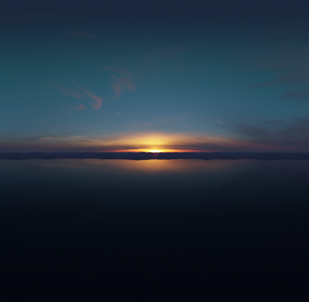 BlenderKit | Download the Golden Twilight Sunset Sky hdr