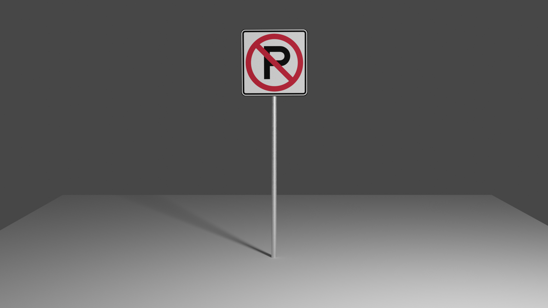 No parking | FREE Signs models | BlenderKit