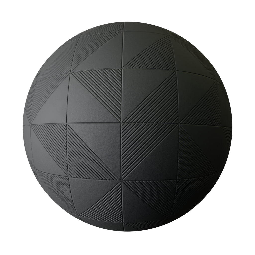 Black Geometric Pattern | FREE rubber materials | BlenderKit