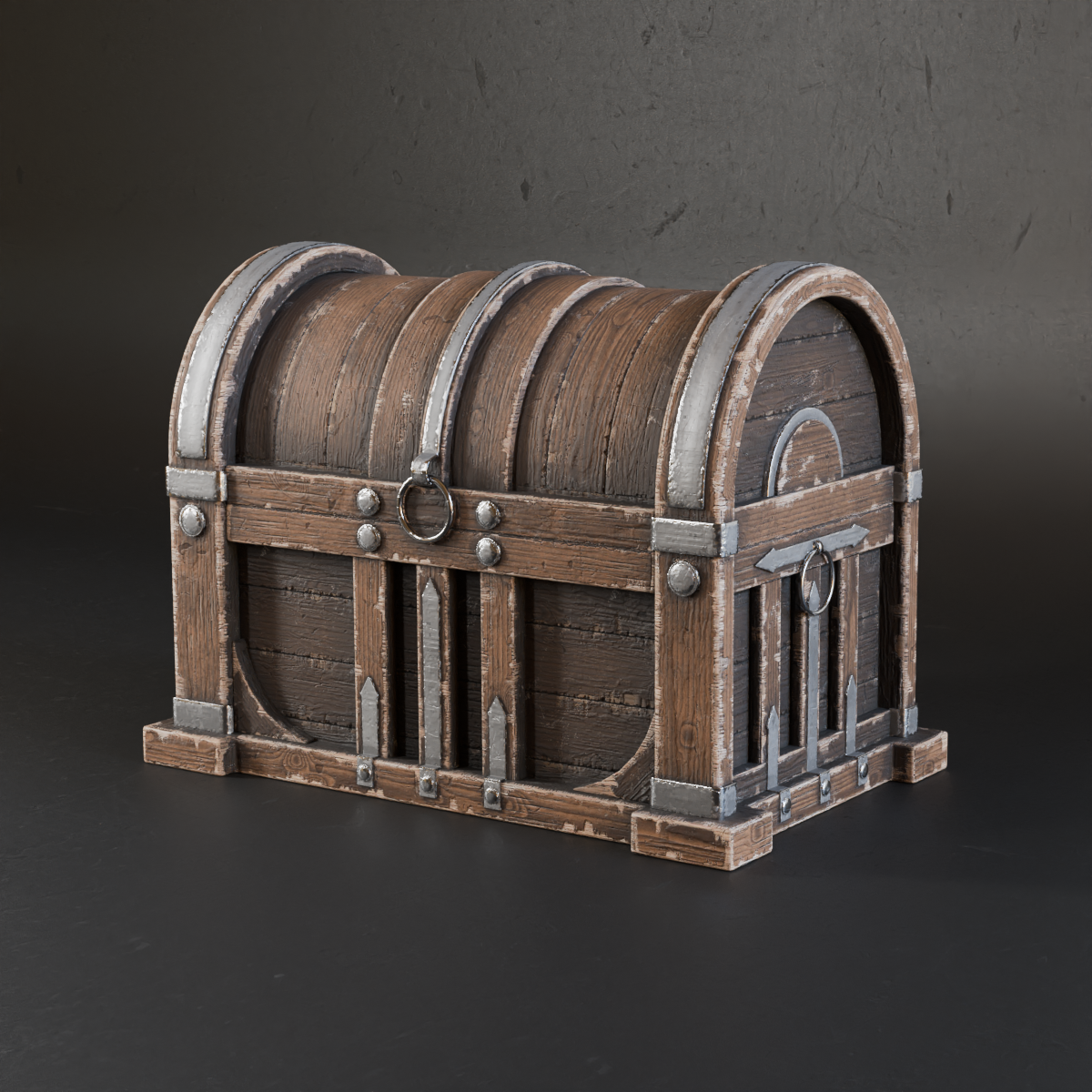 MK BaseMesh Chest 01 | Bags & Suitcases models | BlenderKit