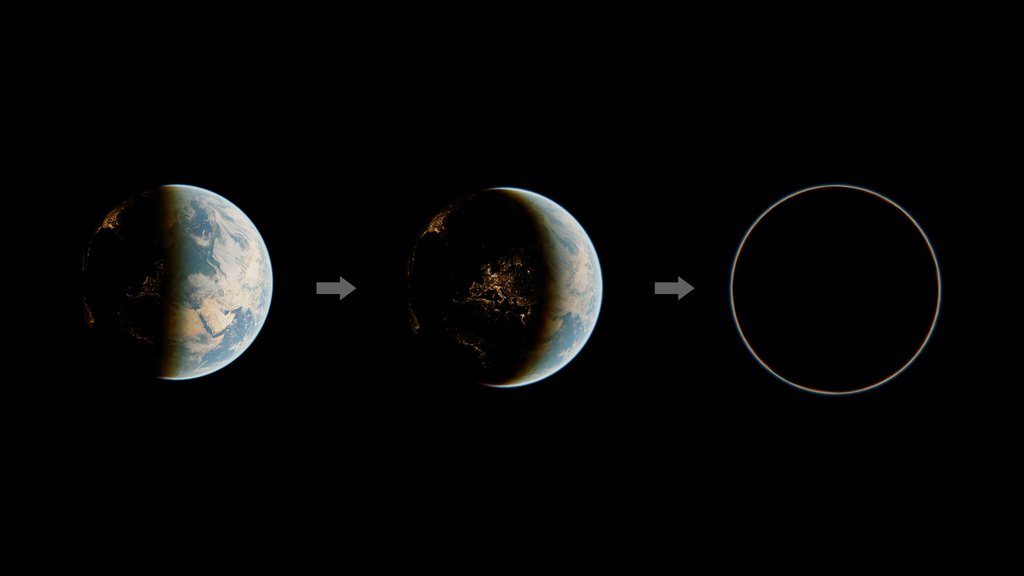 Earth Eclipse Animation | FREE Space scenes | BlenderKit