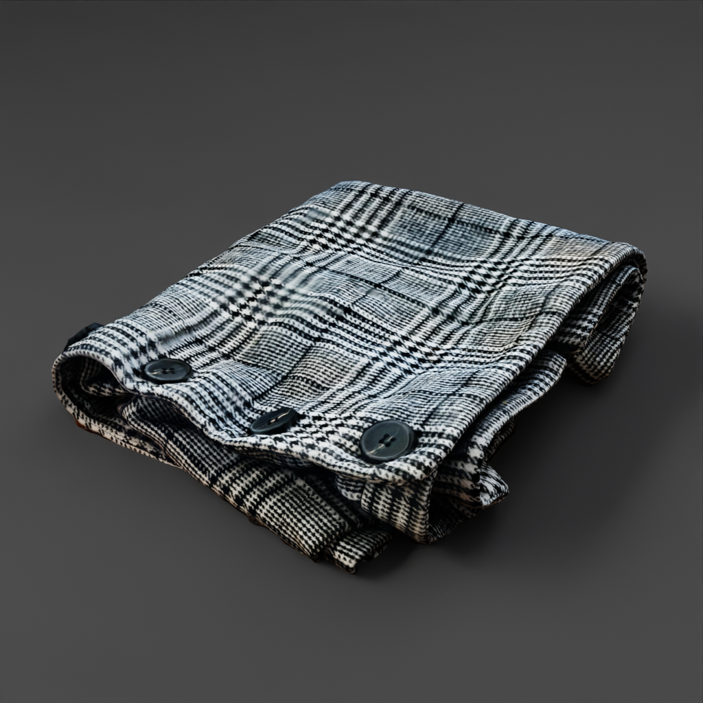 Folded Winter Skirt | Fabrics models | BlenderKit
