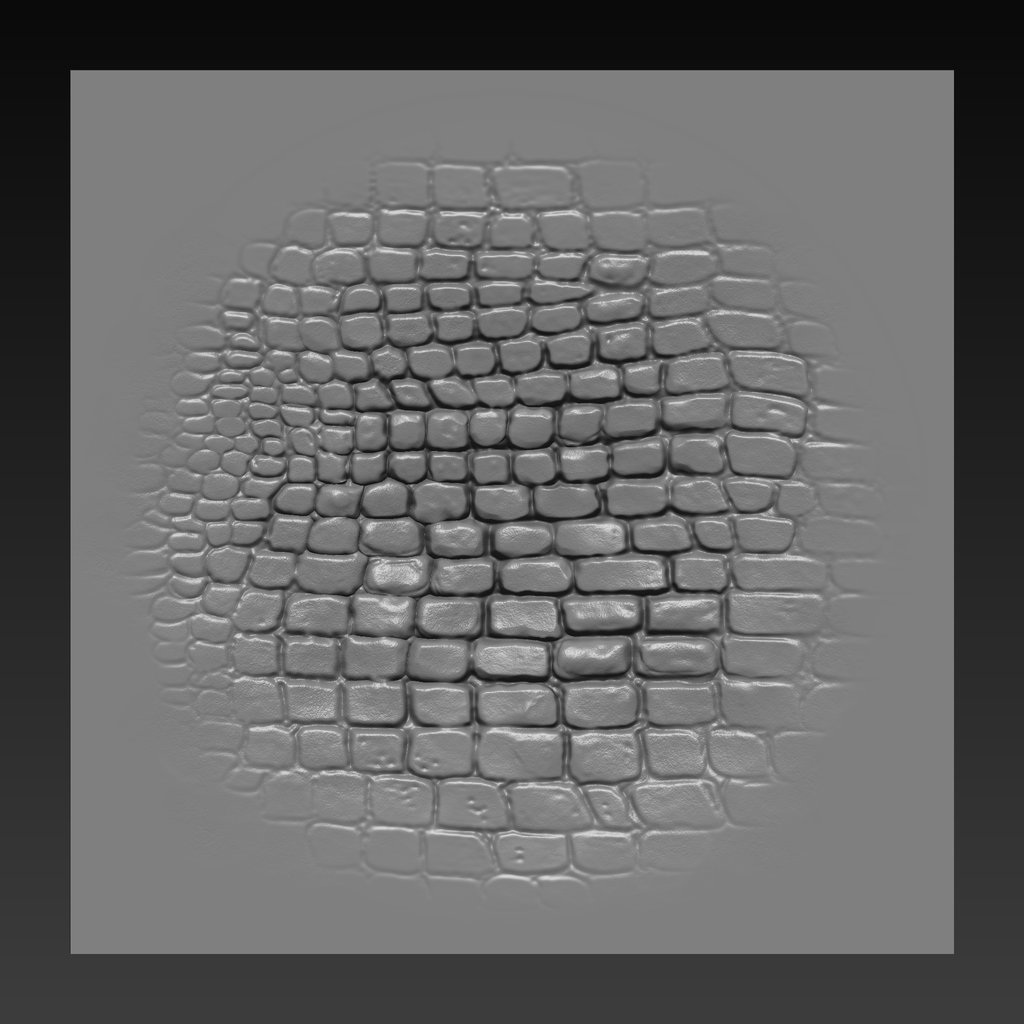 NS Reptile skin scale square | Scales brushes | BlenderKit