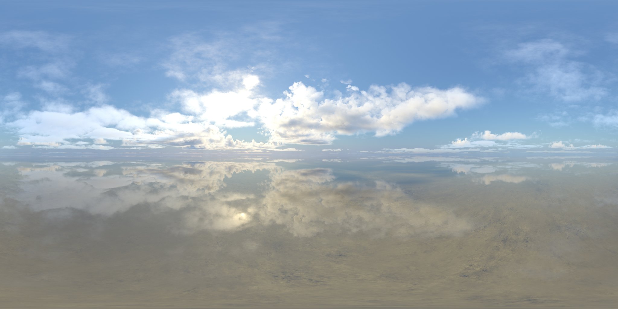 Overcast blue sky | FREE Landscapes HDRis | BlenderKit